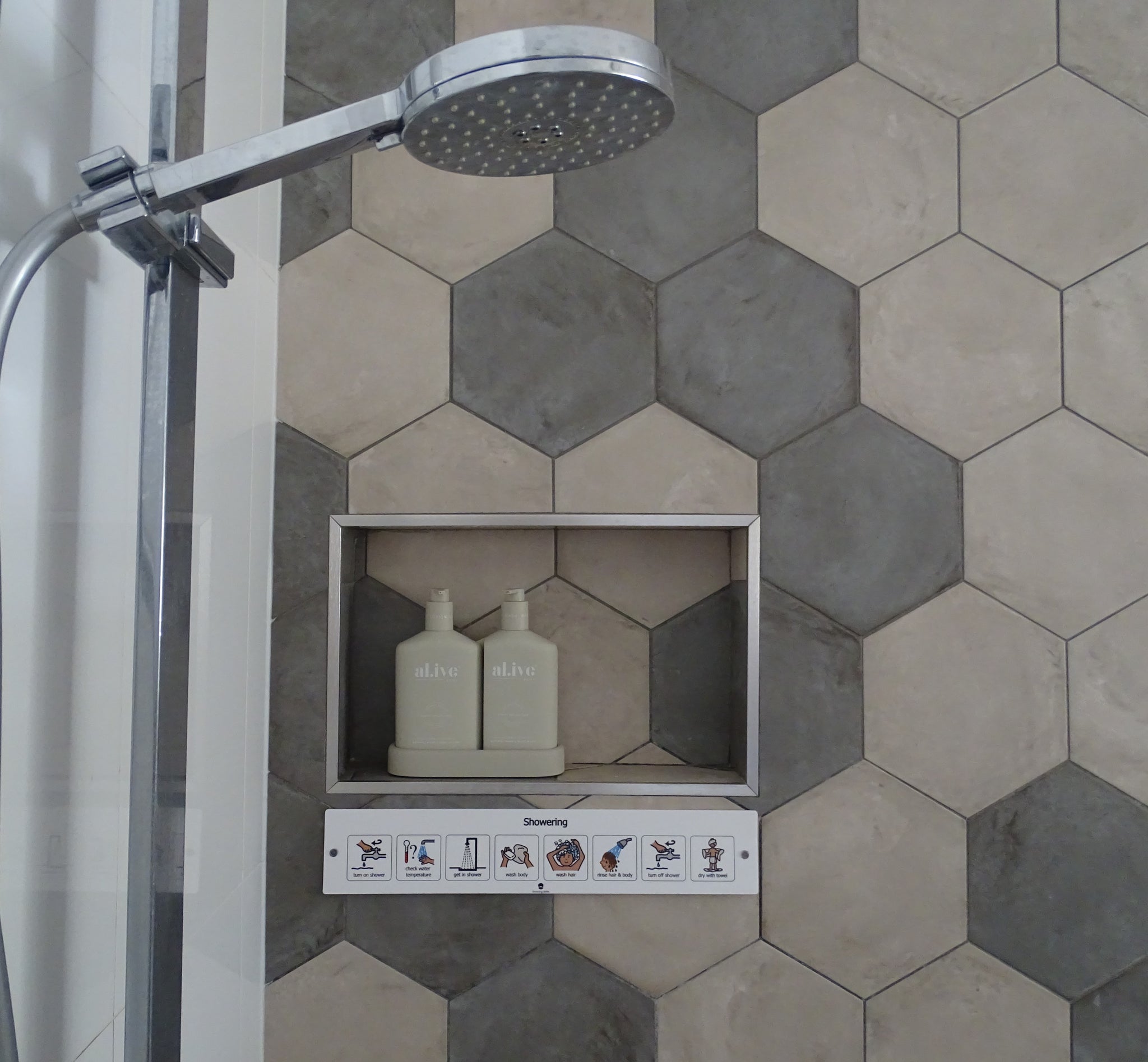 Showering Visual Aid for Kids | Calm Shower Routines – Growing Skills ...