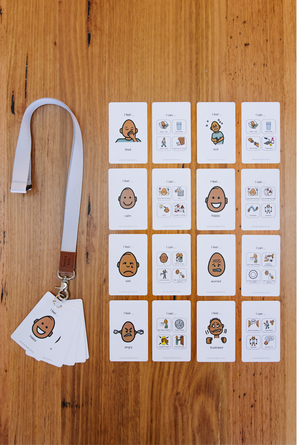 Emotion & Strategy Communication Cards – Growing Skills Australia